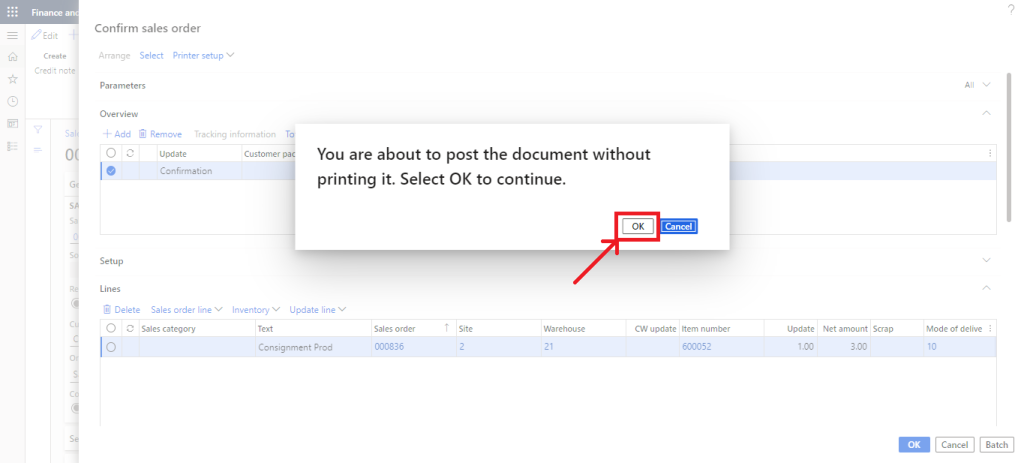 Sales order confirmation using X++ code - Omar Iqbal's Blog