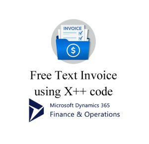 Create and post free text invoice using X++ code - Omar Iqbal's Blog